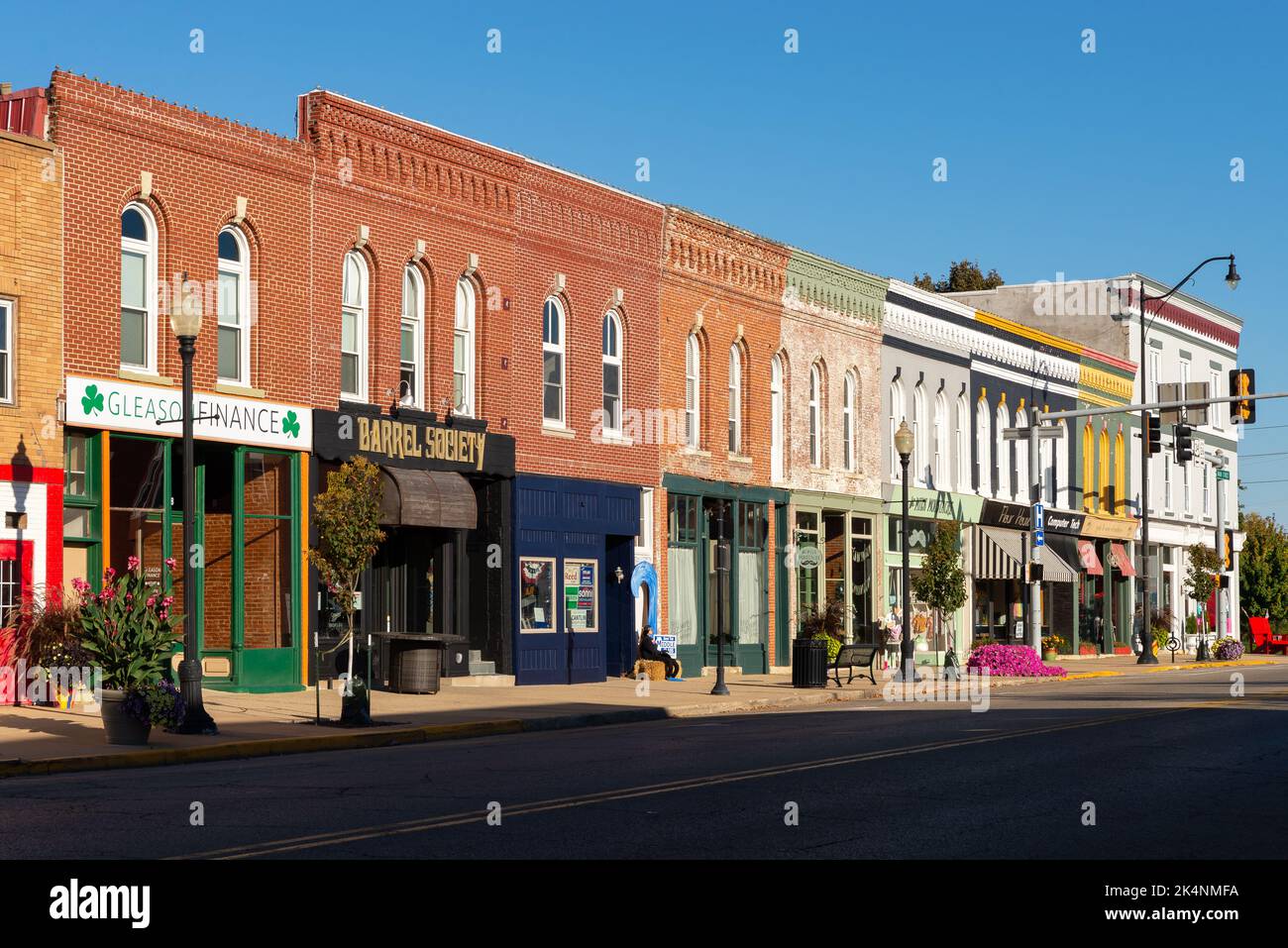 Princeton, Illinois - United States - October 3rd, 2022: Colorful old ...