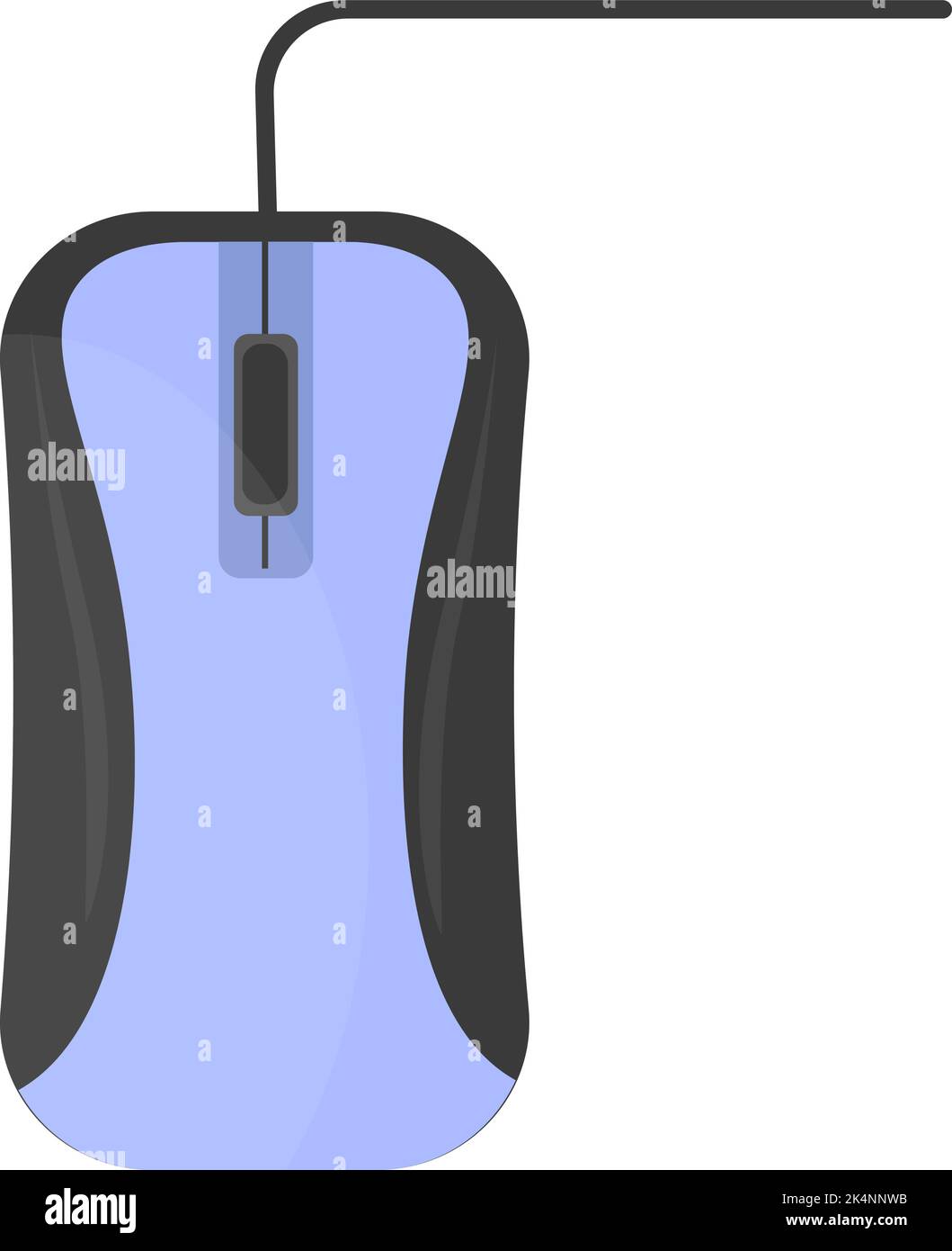 Purple computer mouse, illustration, vector on a white background Stock ...