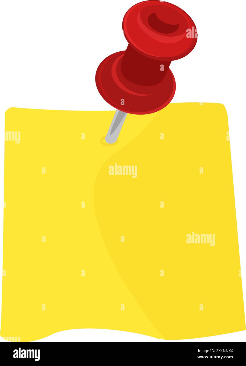 Yellow stick note on Stock Vector Images - Alamy