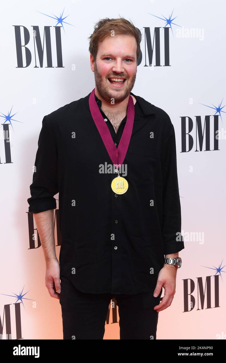 London, UK. 3 October 2022. Luke Fitton attending the BMI London Awards ...