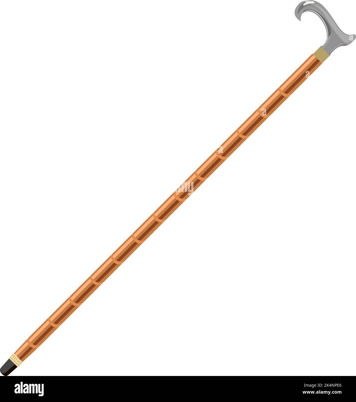 Disabled walking with a cane Stock Vector Images - Alamy