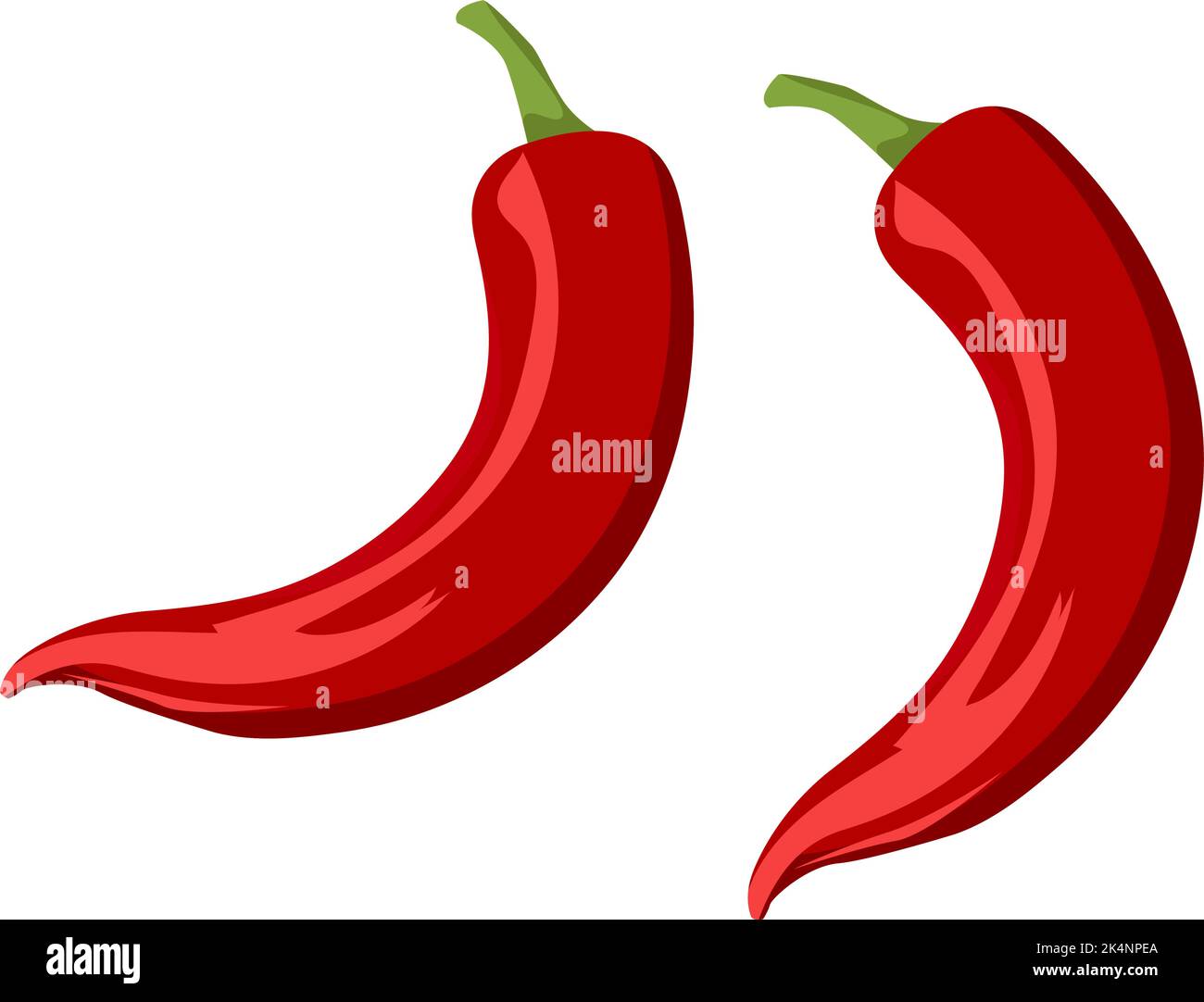 Two ripe spicy organic Stock Vector Images - Alamy