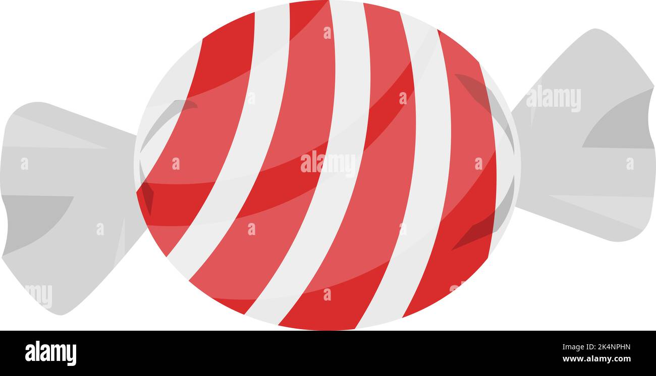 Christmas candy, illustration, vector on a white background Stock ...