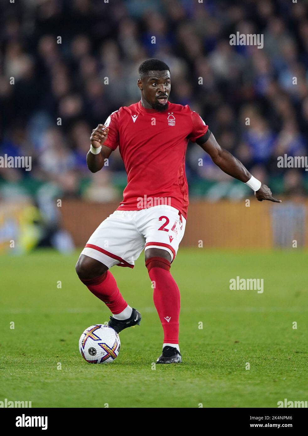 Nottingham Forest's Serge Aurier during the Premier League match at ...