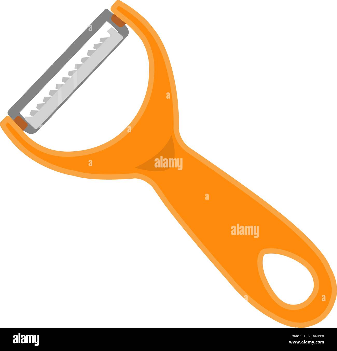 Peel with a knife Stock Vector Images - Alamy