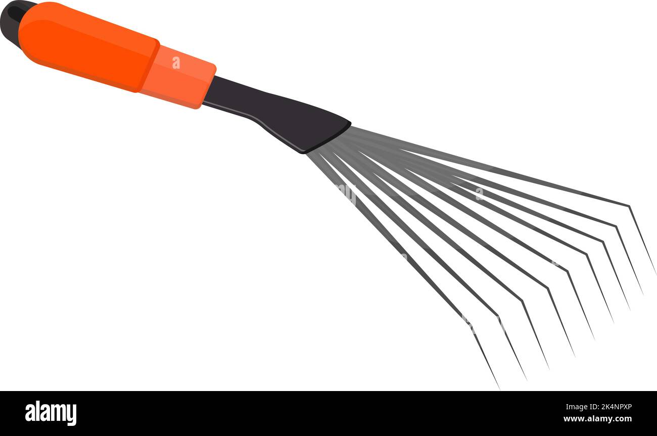 Small rakes, illustration, vector on a white background Stock Vector ...