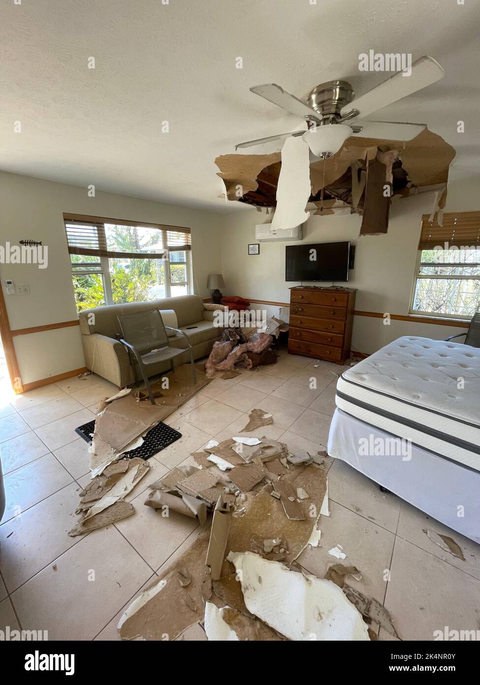 Hurricane IAN aftermath cleanup Stock Photo - Alamy