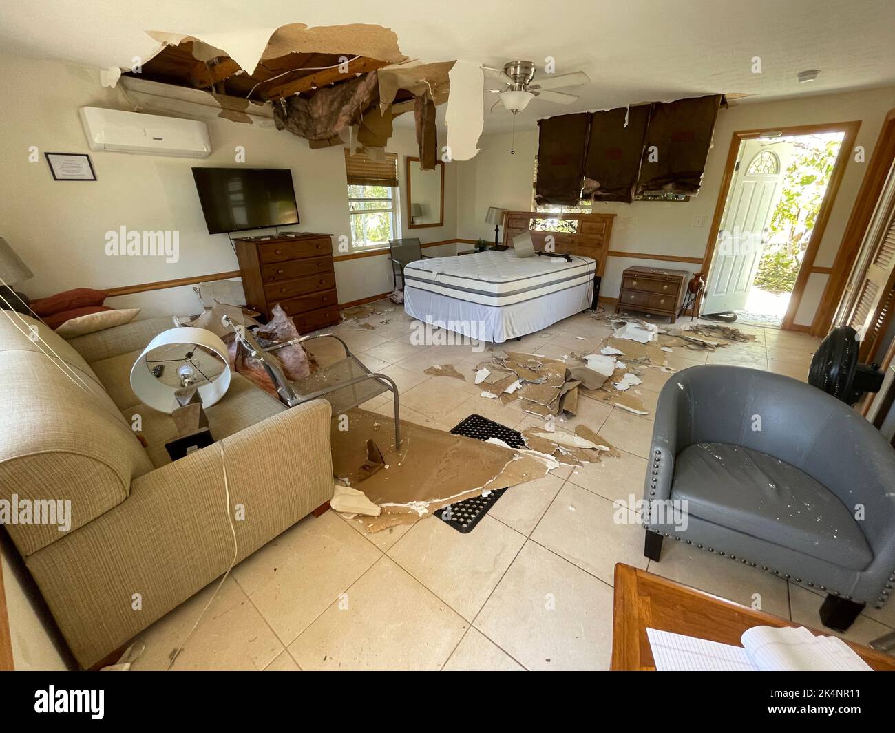 Hurricane IAN aftermath cleanup Stock Photo - Alamy