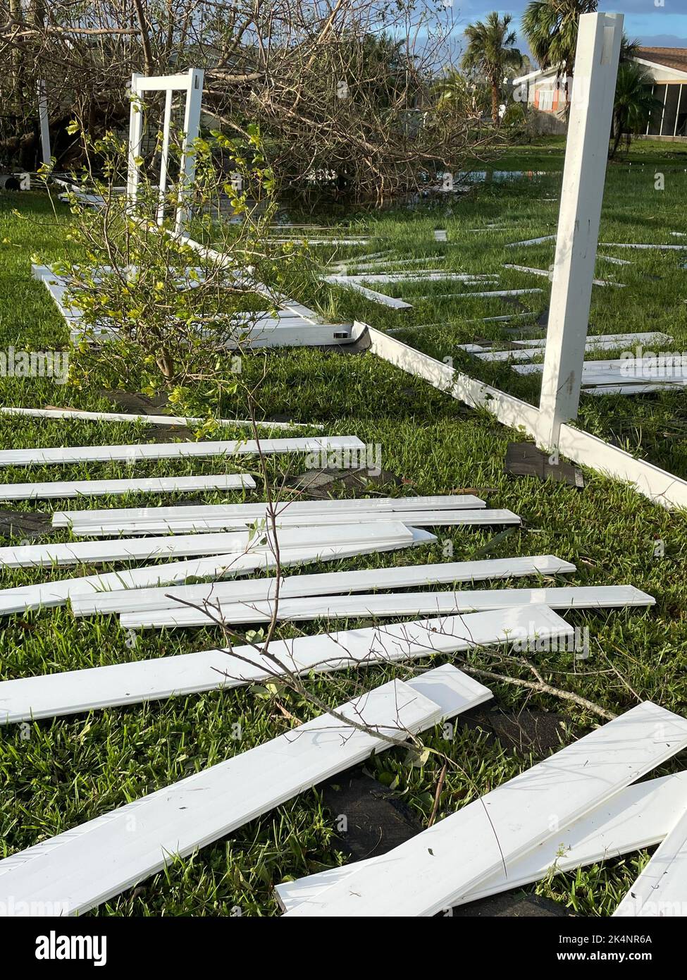 Hurricane IAN aftermath cleanup Stock Photo - Alamy