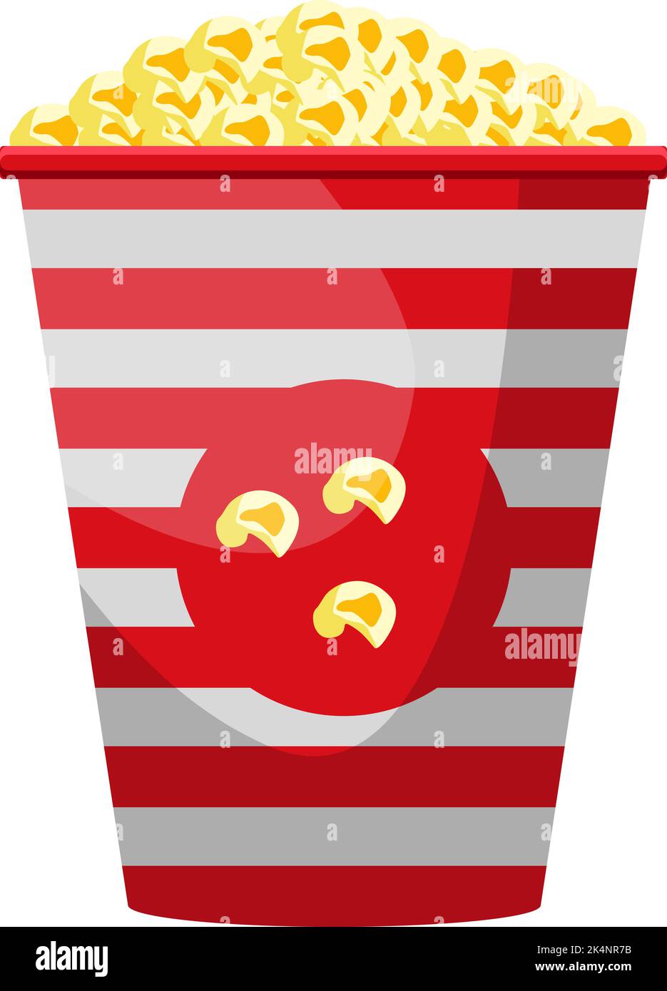 Cinema concept popcorn on Stock Vector Images - Alamy