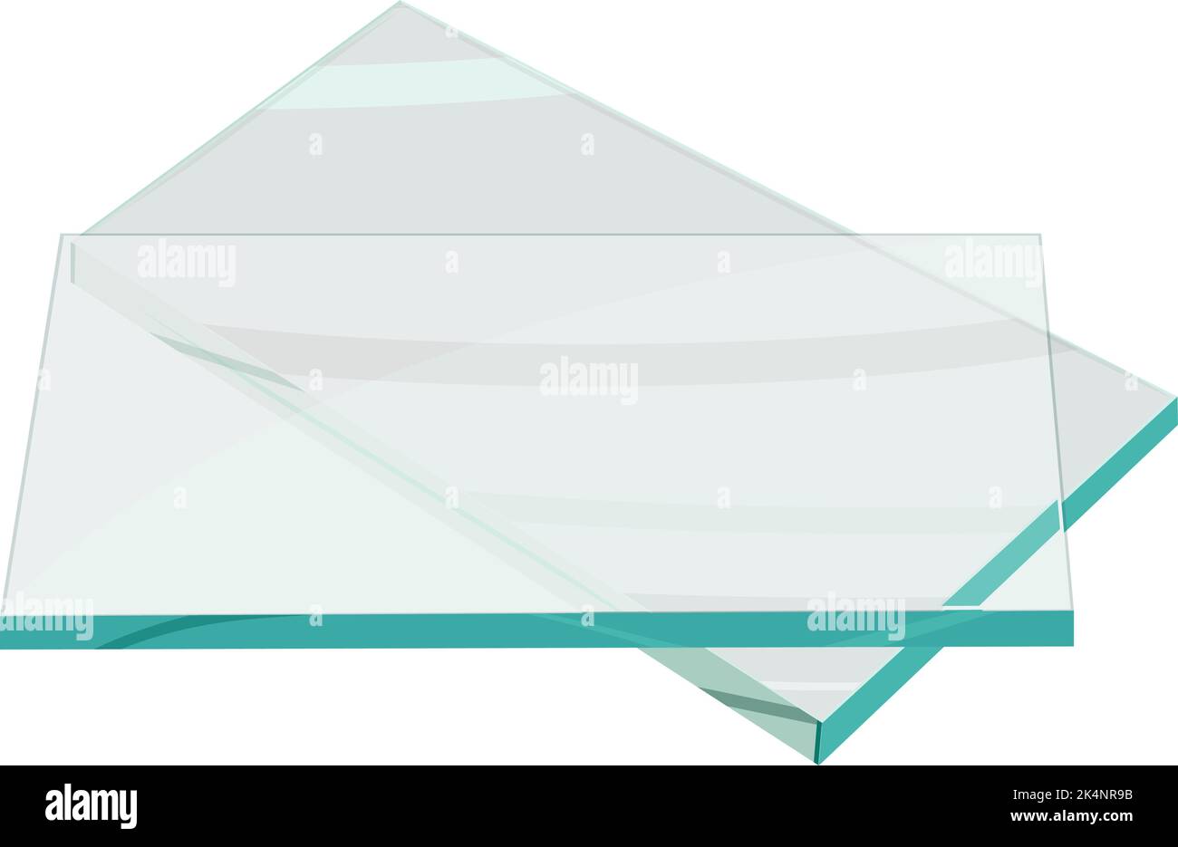 Thick glass, illustration, vector on a white background Stock Vector ...