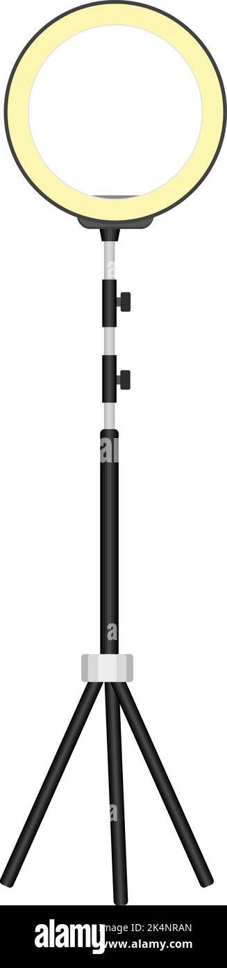 Led ring lamp on Stock Vector Images - Alamy