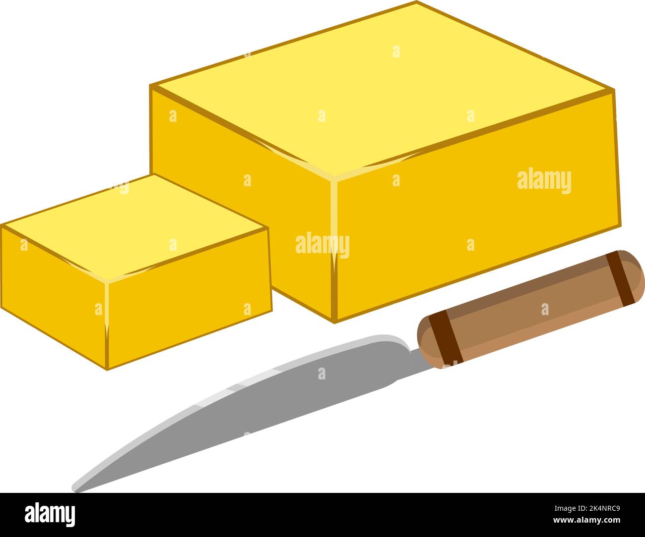 Butter packaging label Stock Vector Images - Alamy