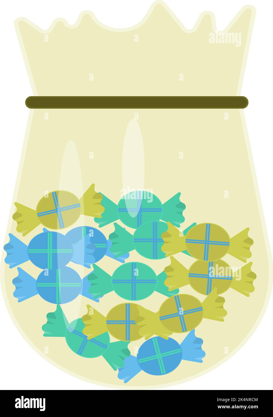 Packet of candies Stock Vector Images - Alamy