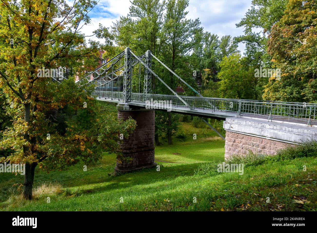 Makarov bridge with an openwork side structure Stock Photo - Alamy