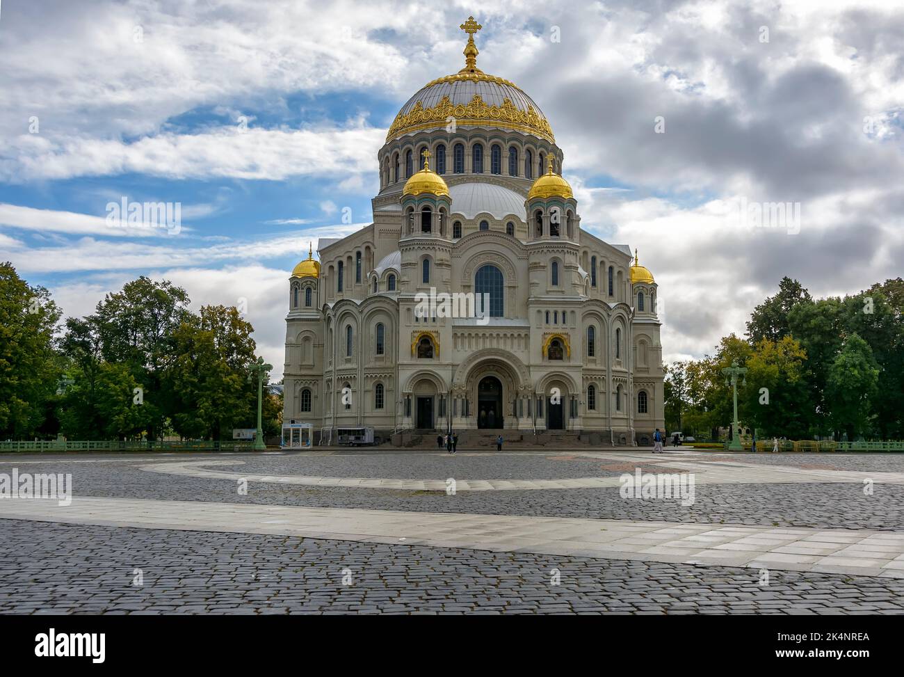 Naval Cathedral on Kotlin Island in Kronstadt Stock Photo - Alamy