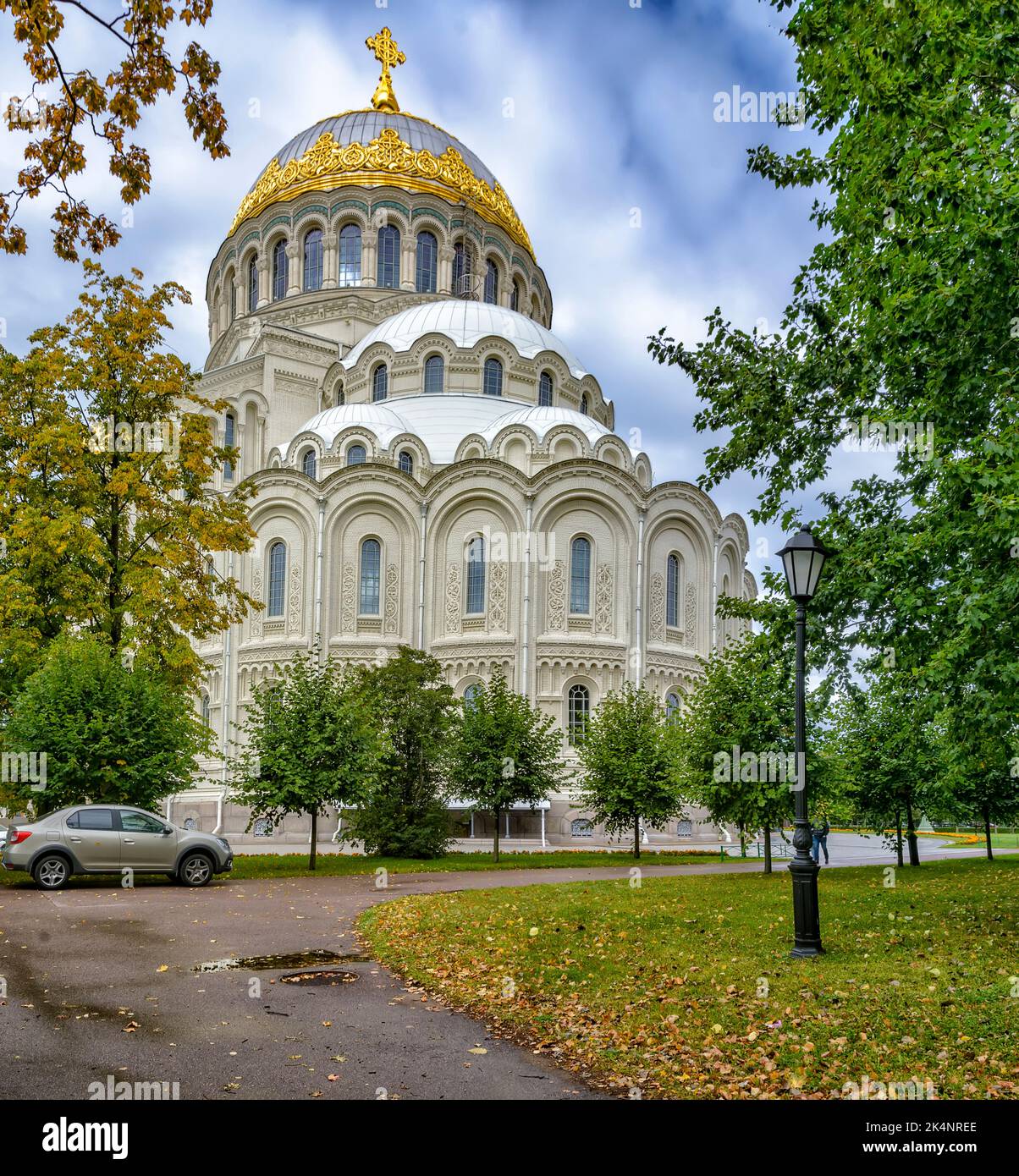 Naval Cathedral on Kotlin Island in Kronstadt Stock Photo - Alamy