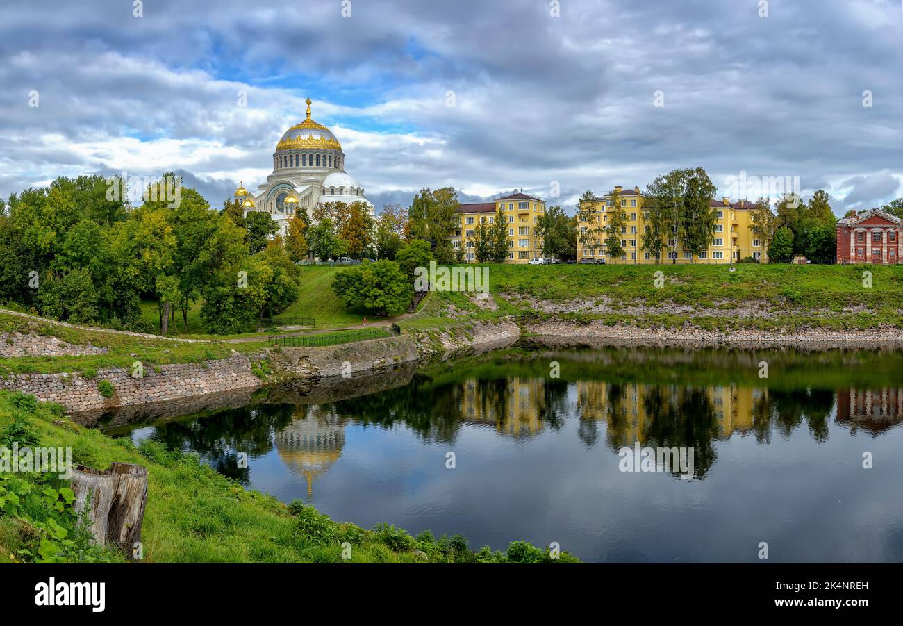 Naval Cathedral on Kotlin Island in Kronstadt Stock Photo - Alamy