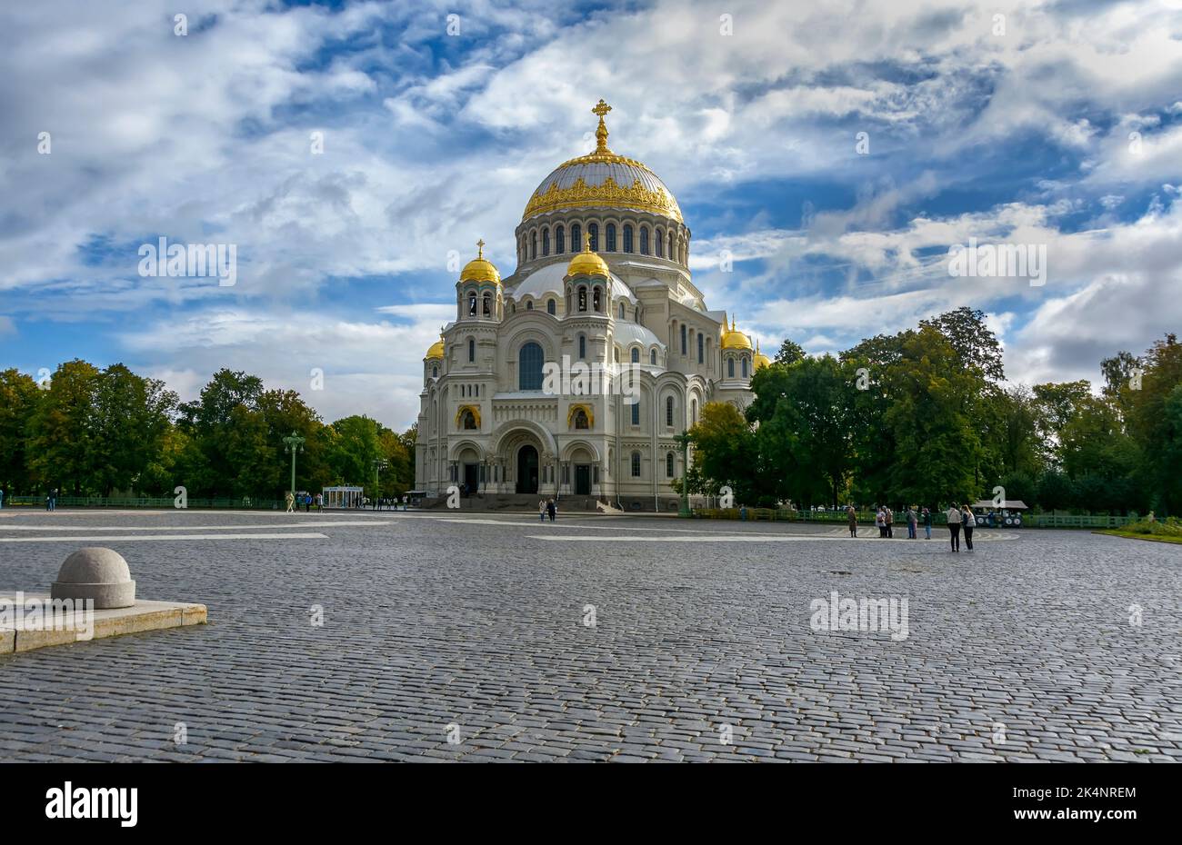 Naval Cathedral on Kotlin Island in Kronstadt Stock Photo - Alamy