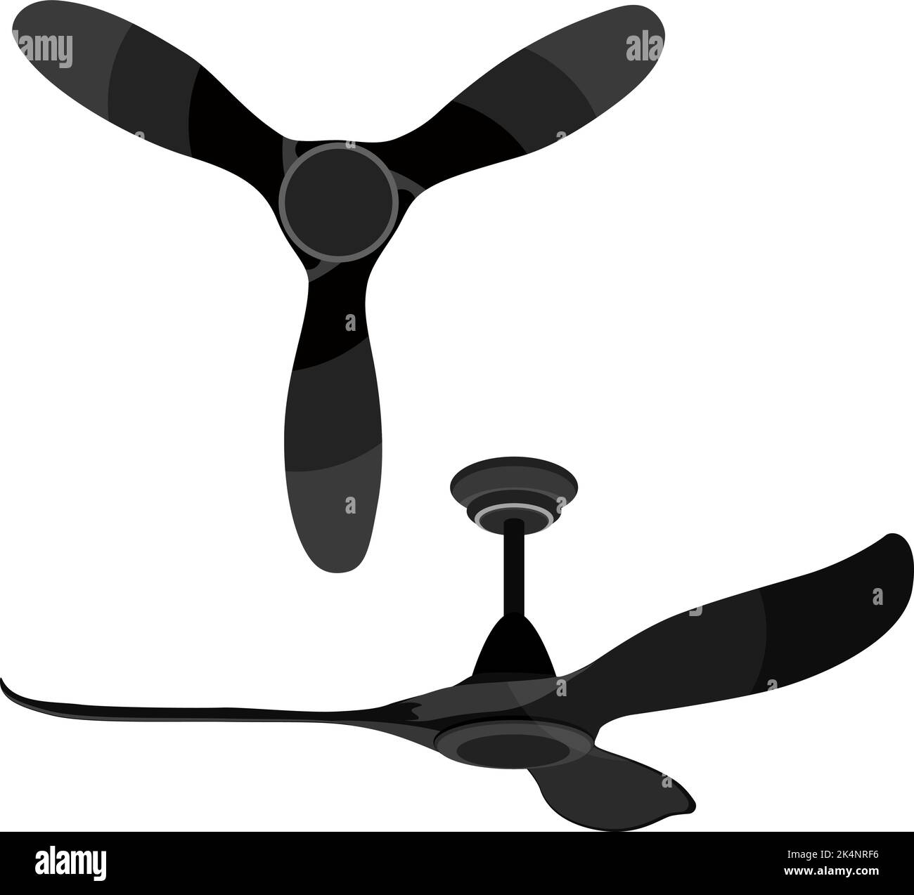 Ceiling fans Stock Vector Images - Alamy