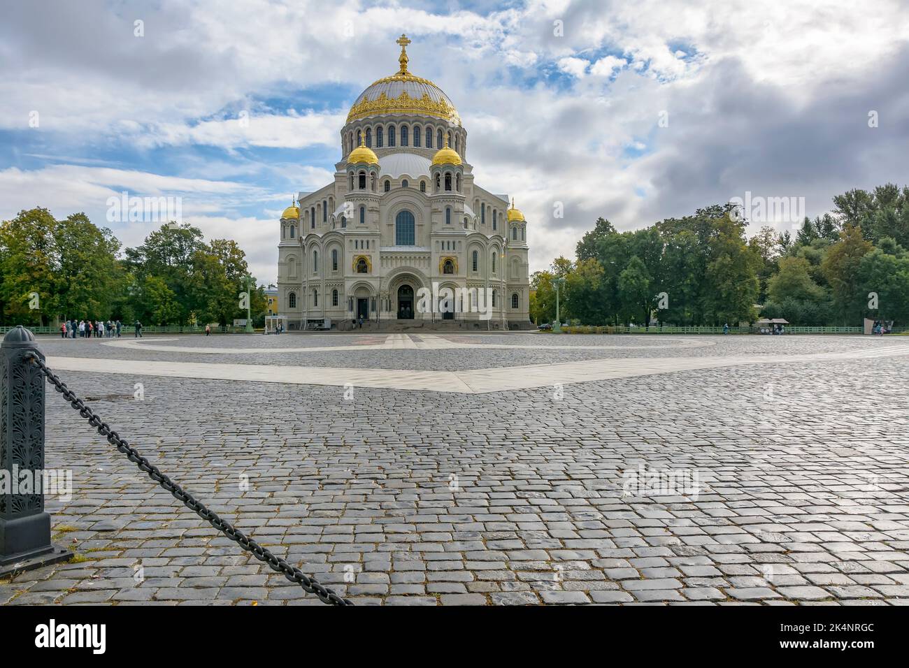 Naval Cathedral on Kotlin Island in Kronstadt Stock Photo - Alamy