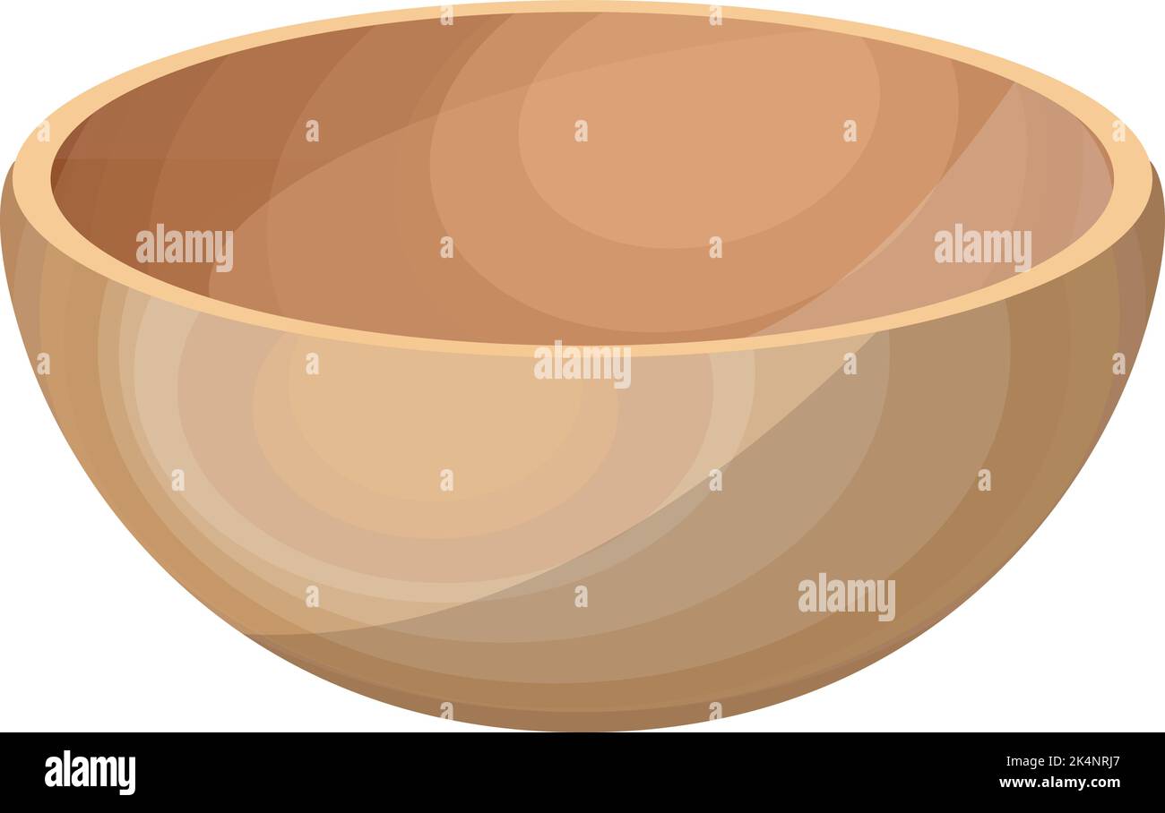 Wooden bowl vector vectors hi-res stock photography and images - Alamy