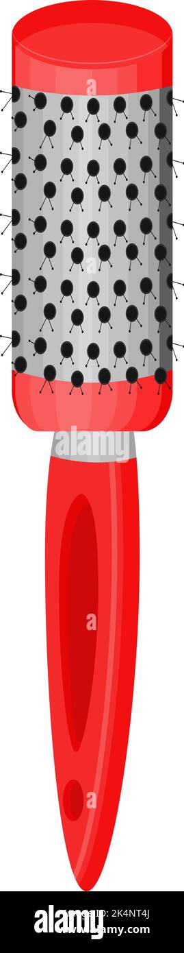 Red round comb Stock Vector Images - Alamy