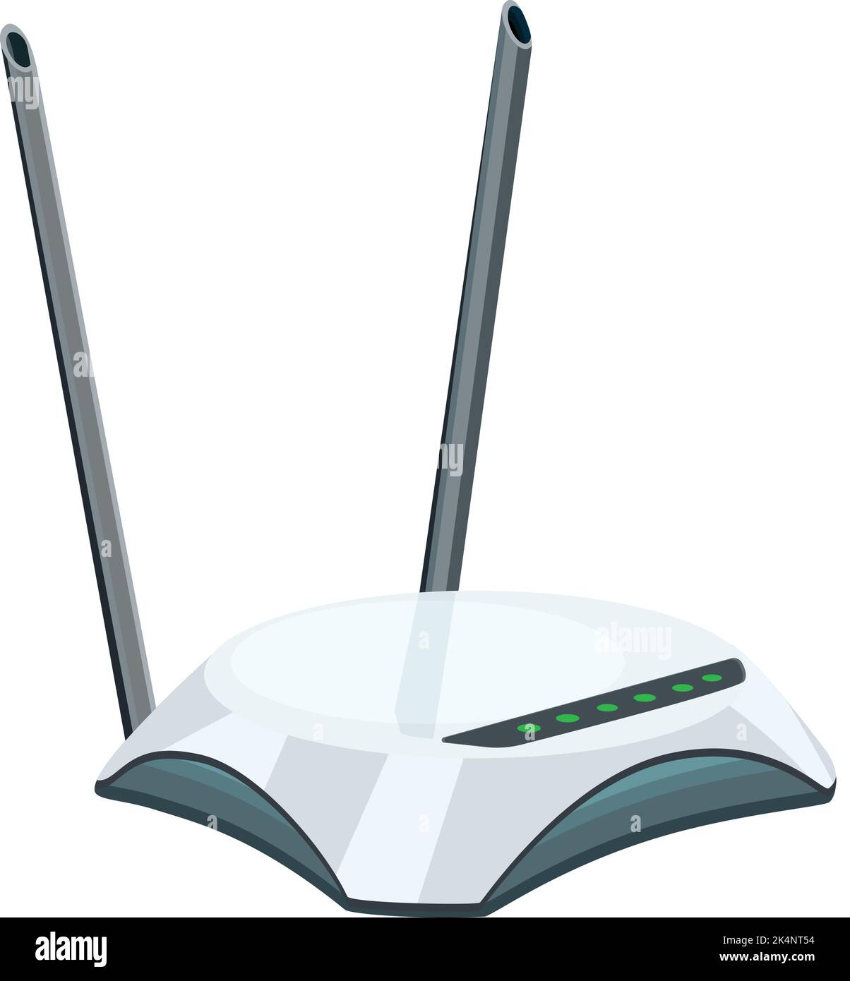 Internet router, illustration, vector on a white background Stock ...
