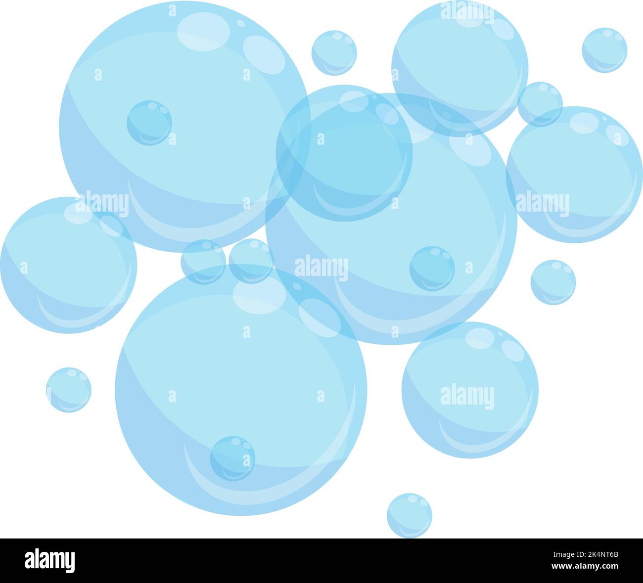 Soap bubbles, illustration, vector on a white background Stock Vector ...