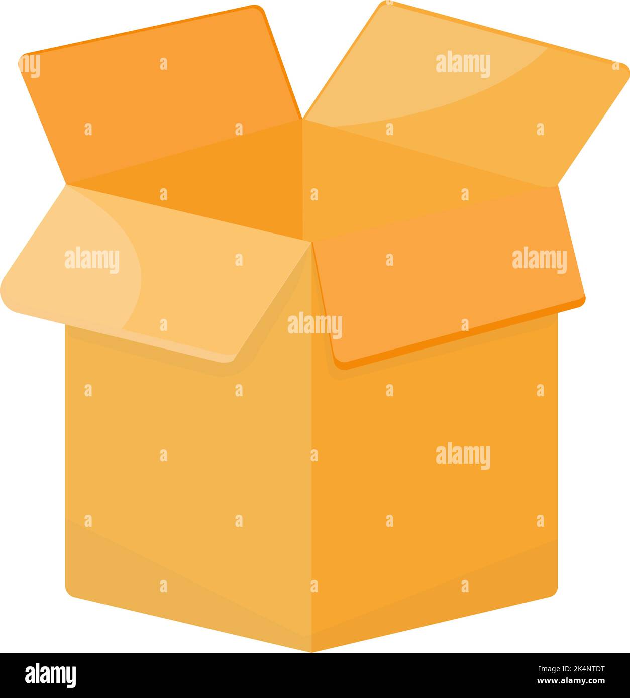 Cardboard box packaging on Stock Vector Images - Alamy