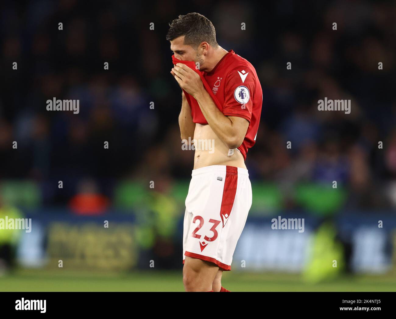 Leicester, England, 3rd October 2022. Distraught Remo Freuler of ...