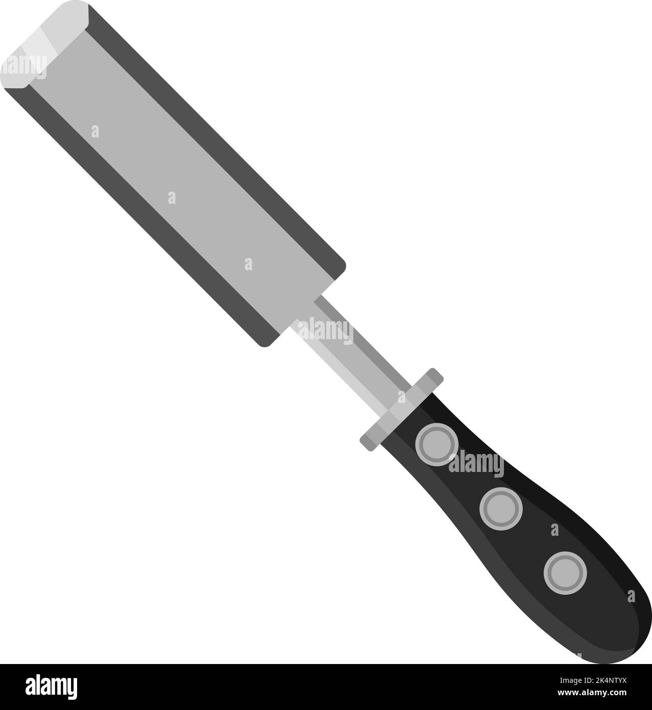 Black Chisel Illustration Vector On A White Background Stock Vector Image And Art Alamy
