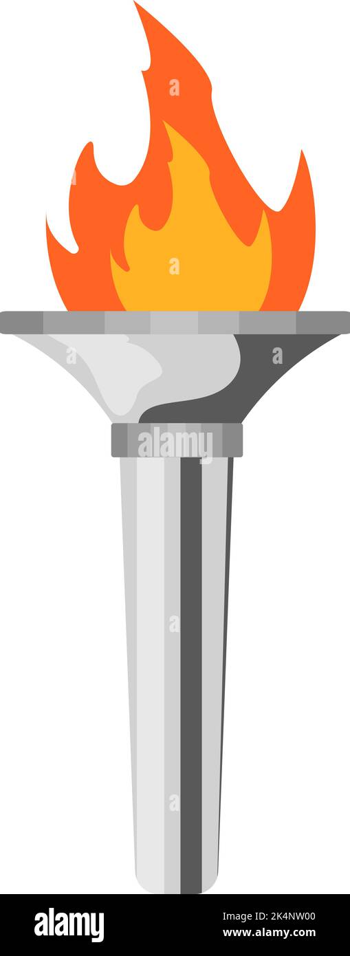 Burning fire circle on Stock Vector Images - Alamy