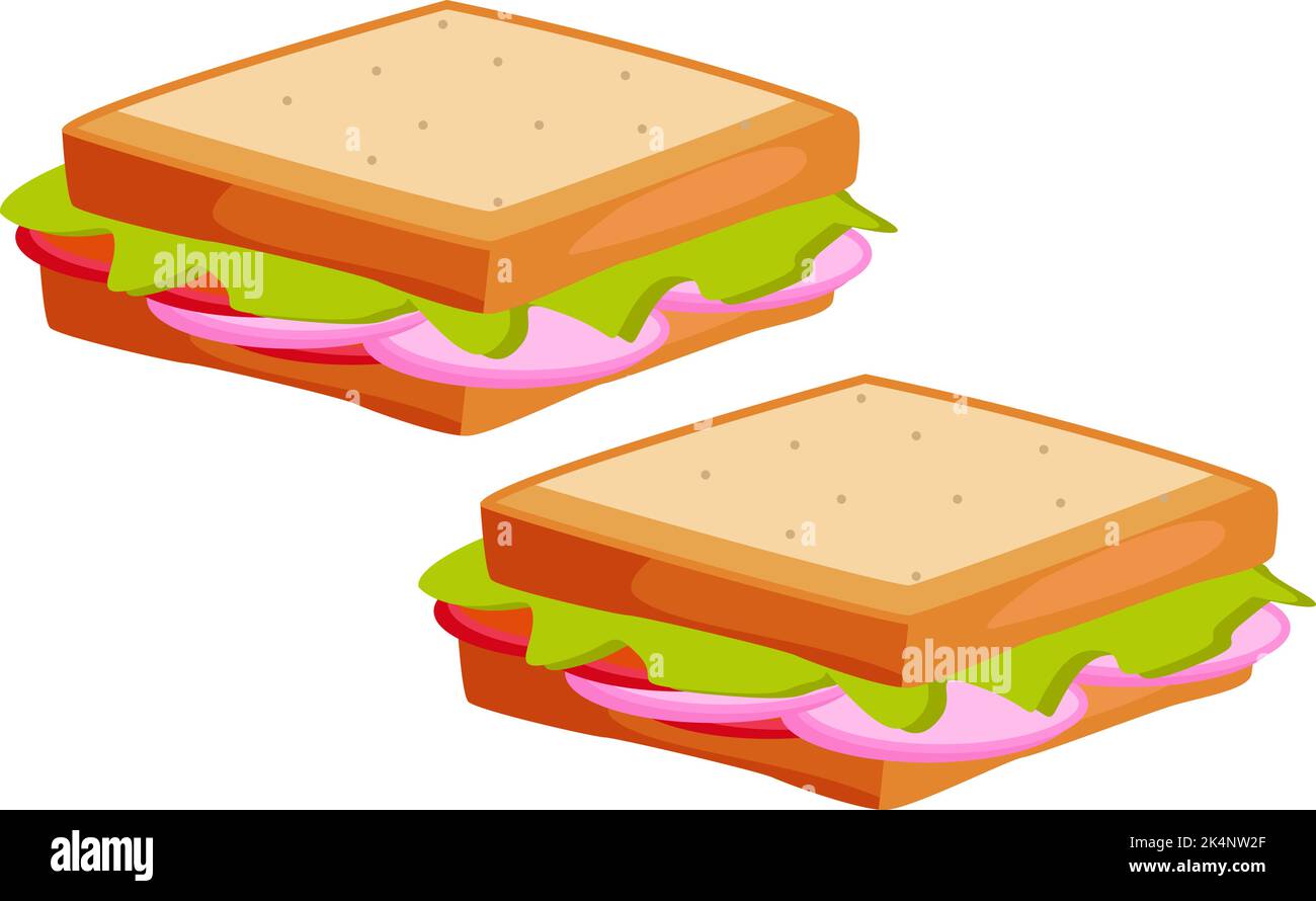 Various tasty food on Stock Vector Images - Alamy