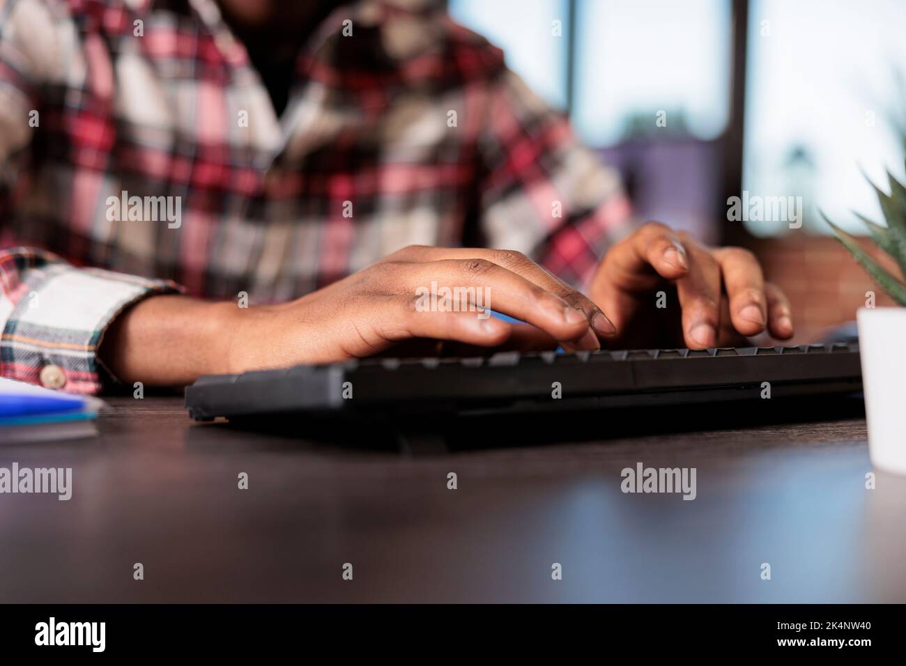 Sending an email computer close up hi-res stock photography and images ...