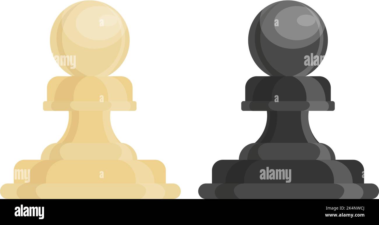 Pawn on the chessboard Stock Vector Images - Alamy