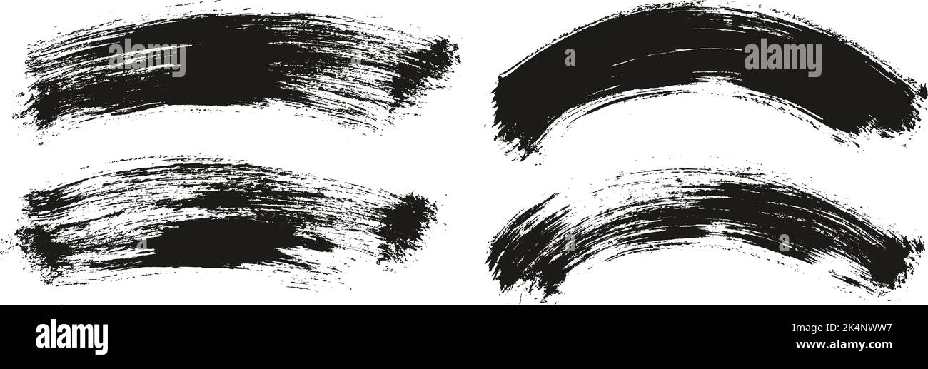 Round Brush Thin Curved Background Mix Artist Brush High Detail ...