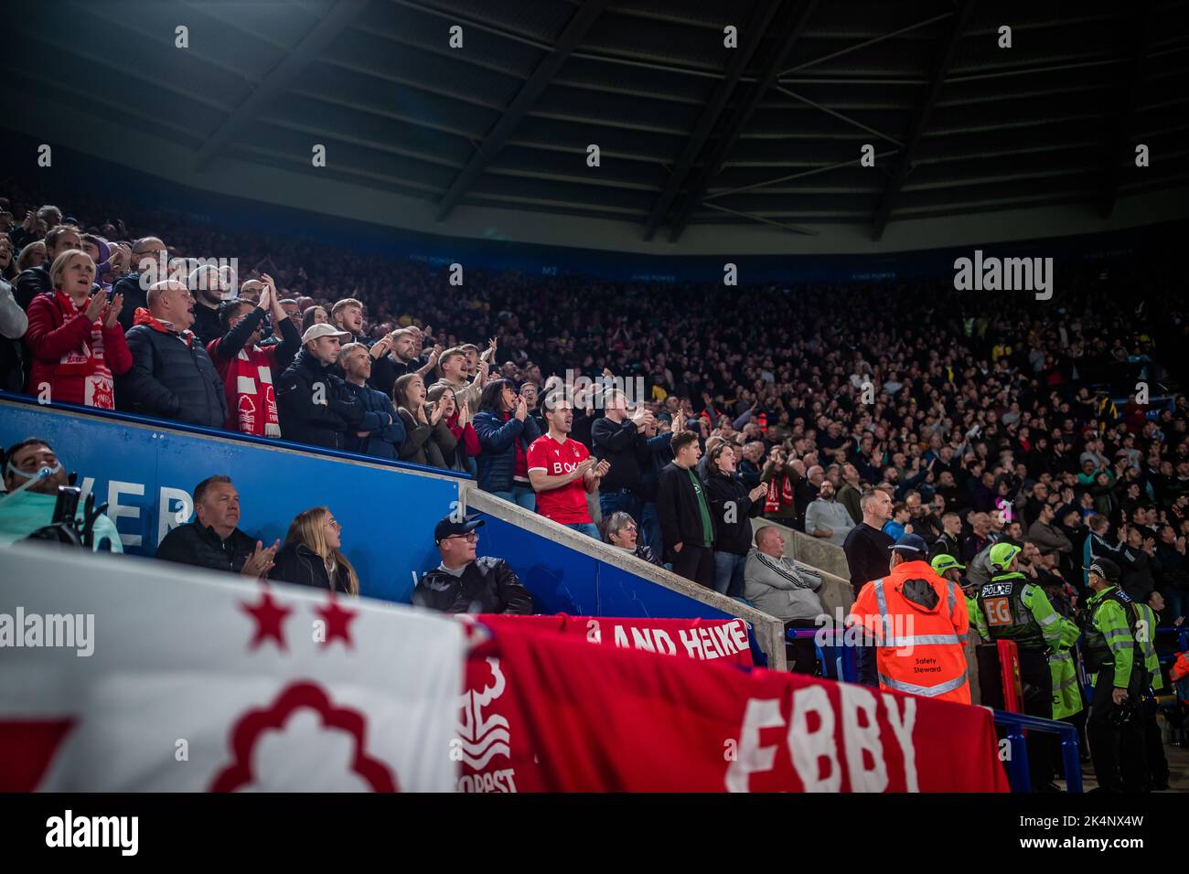 Nottingham Forestfans still sing loudly during the Premier League match ...