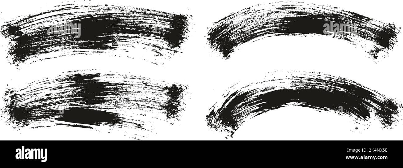 Round Brush Thin Curved Background Mix Artist Brush High Detail ...