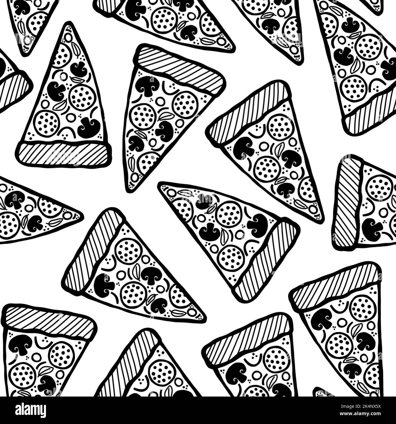 High quality pizza Black and White Stock Photos & Images - Alamy
