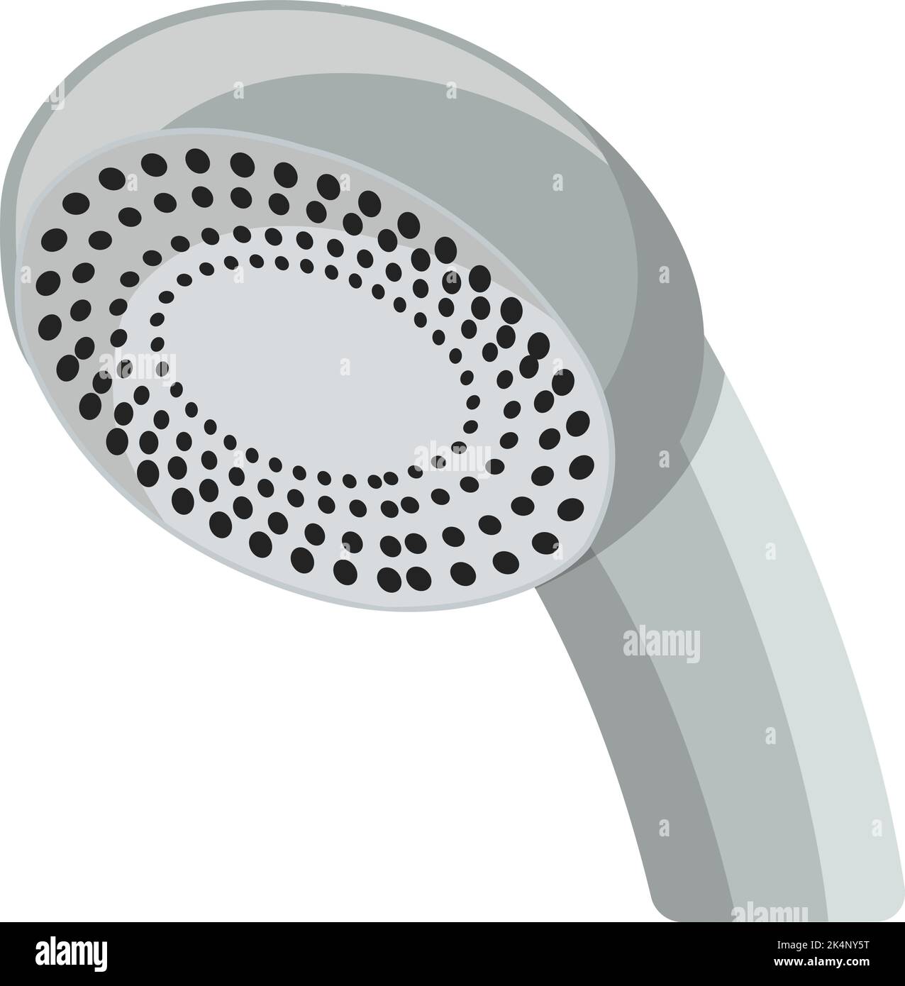 Shower head, illustration, vector on a white background Stock Vector ...