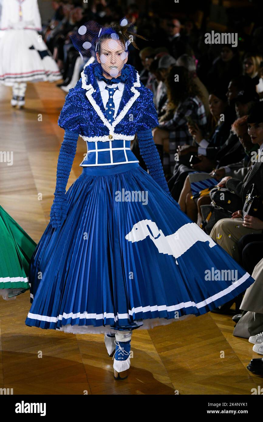 Paris, Frankreich. 03rd Oct, 2022. THOM BROWNE SS23 runway during Paris ...