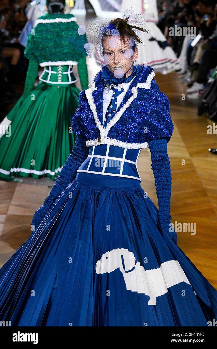 Paris, Frankreich. 03rd Oct, 2022. THOM BROWNE SS23 runway during Paris ...