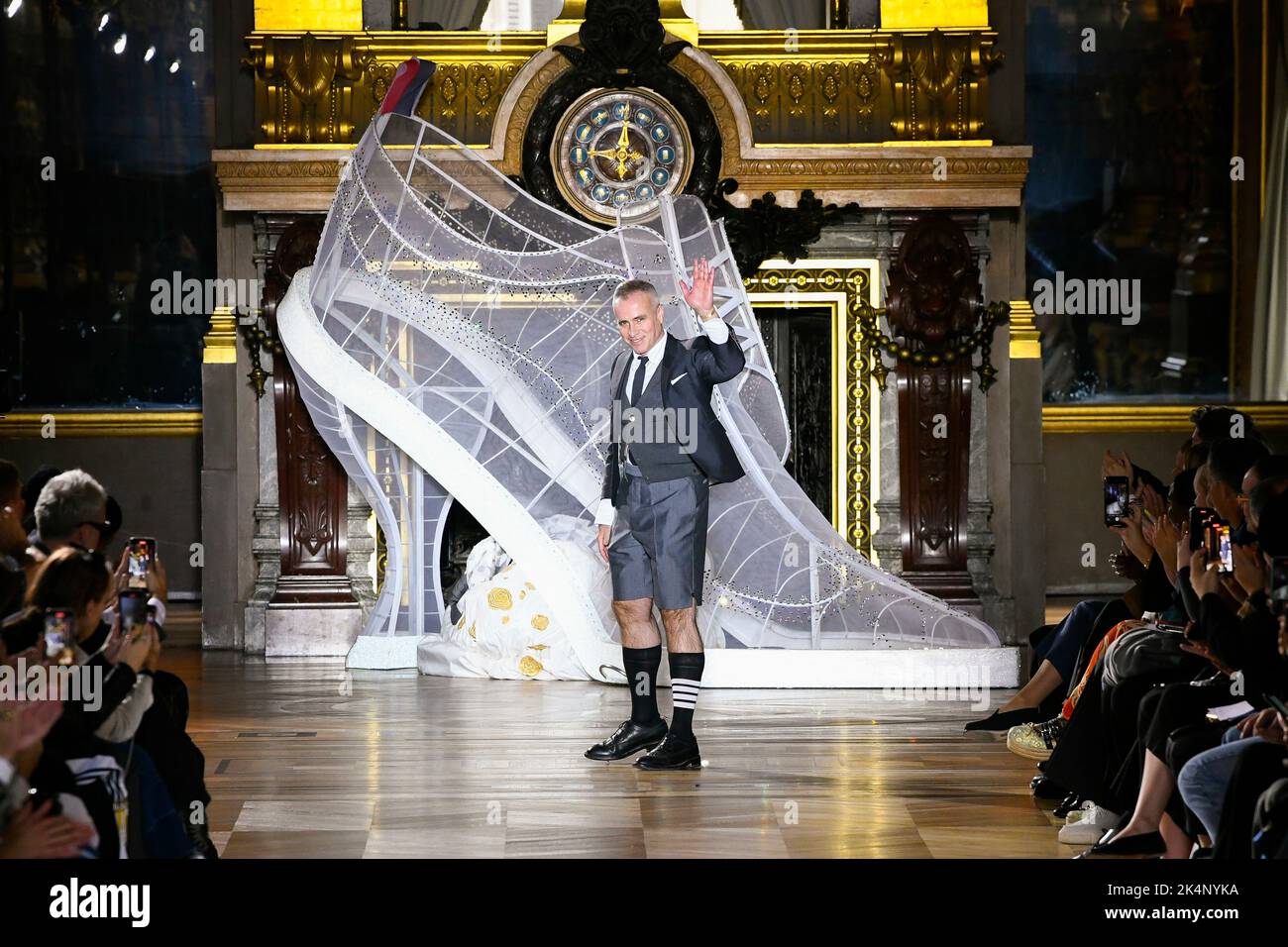 Paris, Frankreich. 03rd Oct, 2022. THOM BROWNE SS23 runway during Paris ...