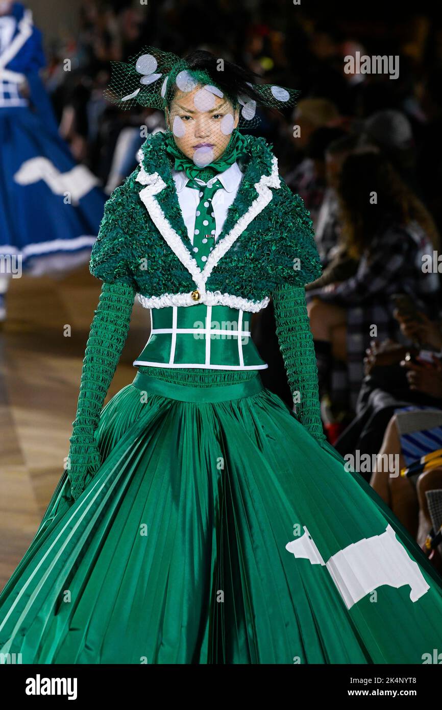 Paris, Frankreich. 03rd Oct, 2022. THOM BROWNE SS23 runway during Paris ...