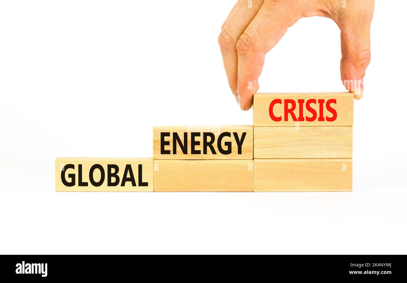 Global energy crisis symbol. Concept words Global energy crisis on ...