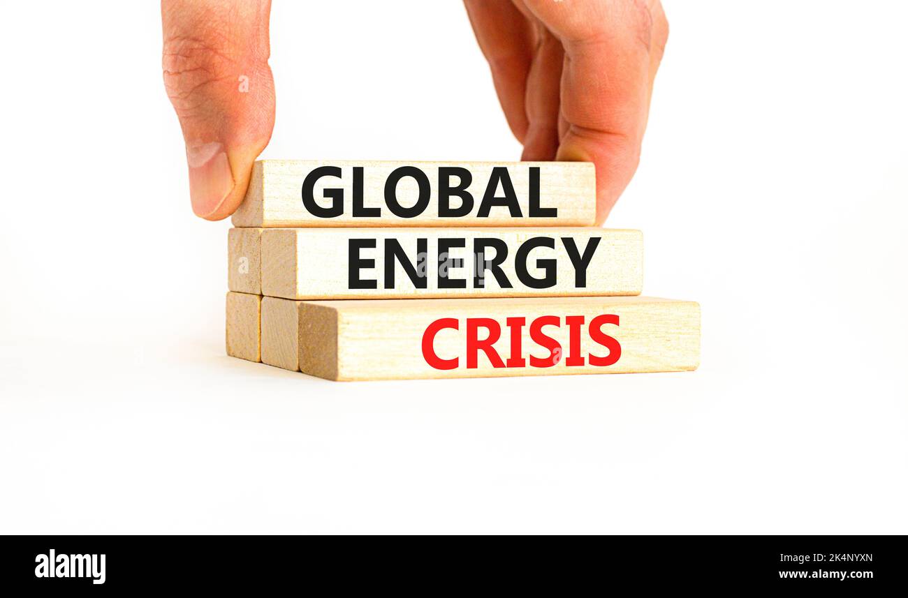 Global energy crisis symbol. Concept words Global energy crisis on ...