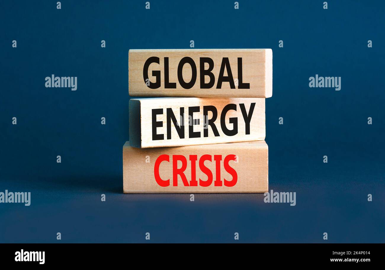 Global energy crisis symbol. Concept words Global energy crisis on ...