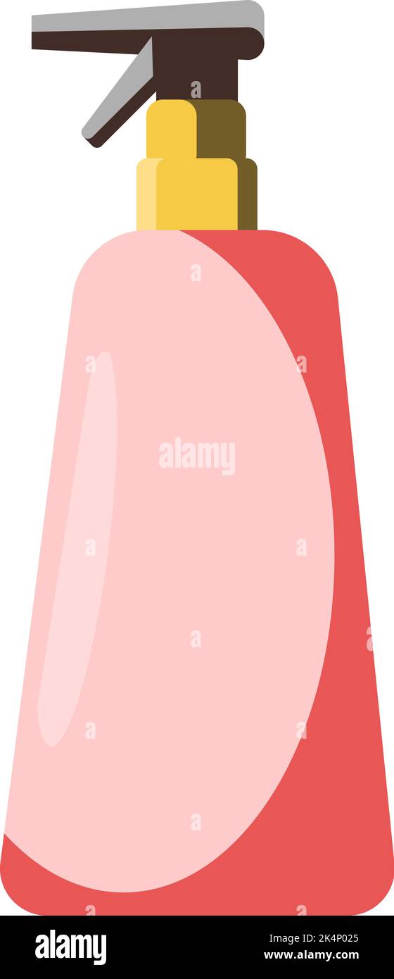 Alcohol spray cleaner, illustration, vector on a white background Stock ...