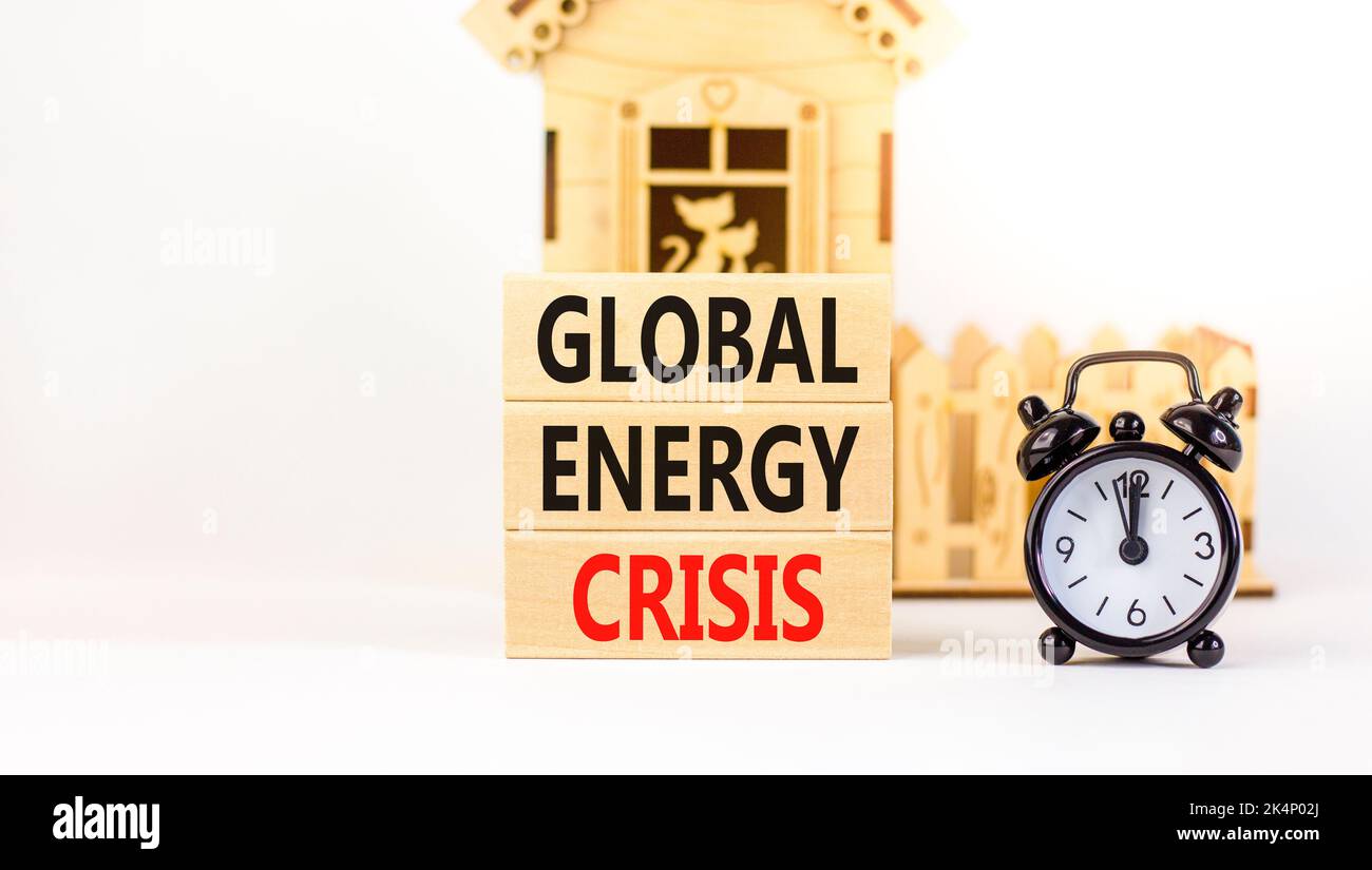 Global energy crisis symbol. Concept words Global energy crisis on ...
